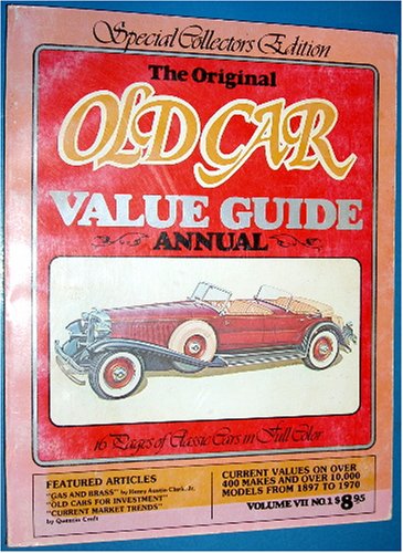 The Original Old Car Value Guide Special Collectors Edition: unknown ...