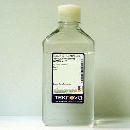 Teknova 1M Sodium Phosphate Buffer, pH 7.0. 1000mL, Sterile: Amazon.com ...