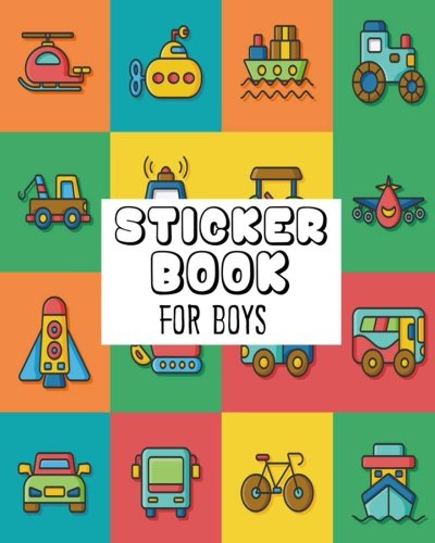 Buy Sticker Book For Boys: Blank Sticker Book For Boys Sticker Journal ...