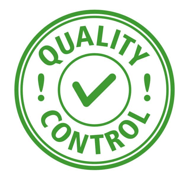 Quality Control sign, PVC Waterproof sticker fixed on Acrylic board ...