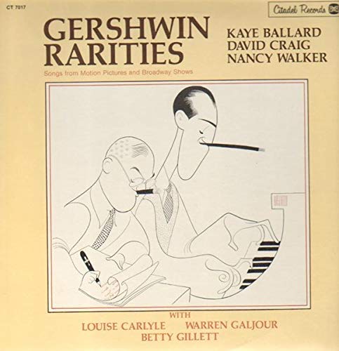 Amazon.com: Gershwin Rarities: Songs From Motion Pictures and Broadway ...