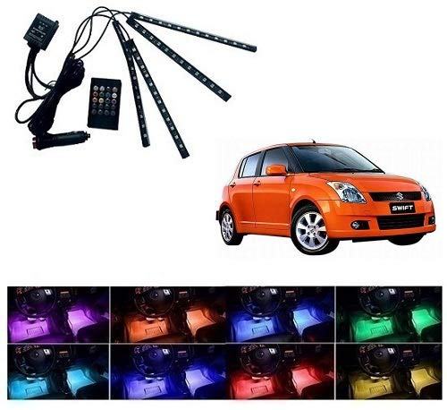 Neeb Traders Maruti Suzuki Swift 2008 Car 12 LED Remote Interior Light ...