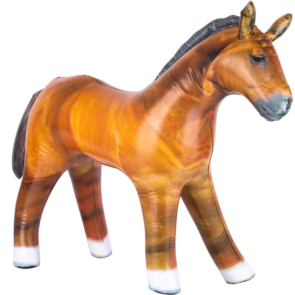Amazon.com: ArtCreativity Inflatable Horse Party Decoration - 1 Piece ...