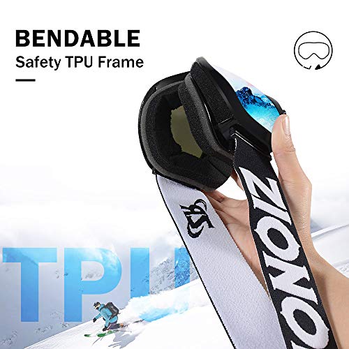 EXP VISION Snowboard Ski Goggles for Men, Women and Youth Snow Goggles ...