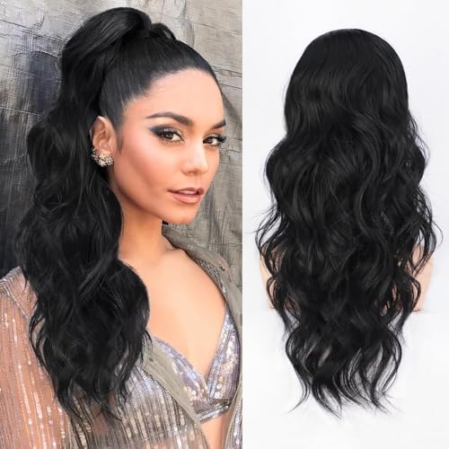 Amazon.com : ALXNAN Ponytail Extension,Drawstring Ponytail Hair ...