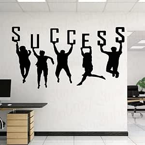 Successful Murals Office Wall Art Decal Teamwork Posters Work Idea ...