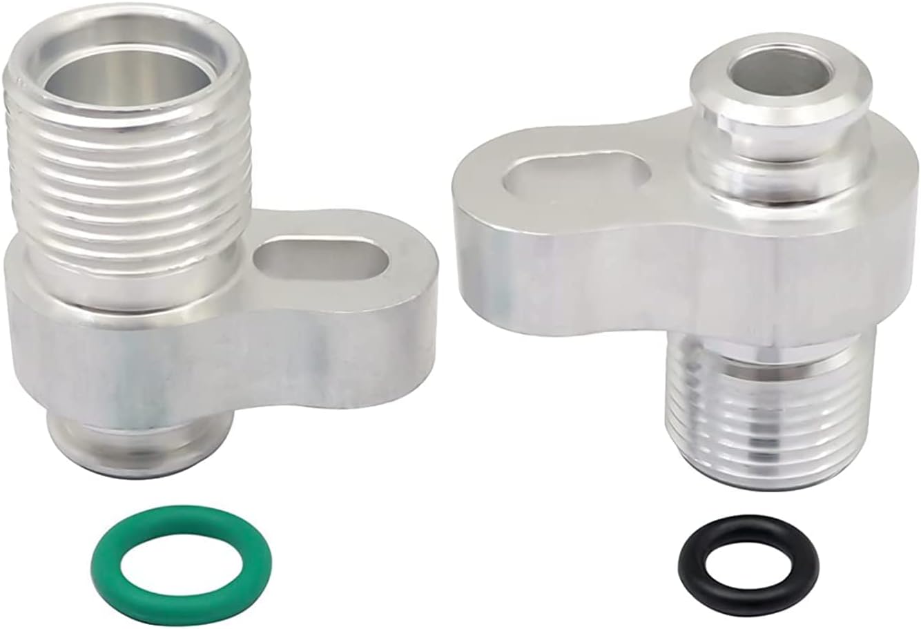 Amazon.com: CM Swap LS A/C Compressor Adapter Fittings w/Gasket Sealing ...