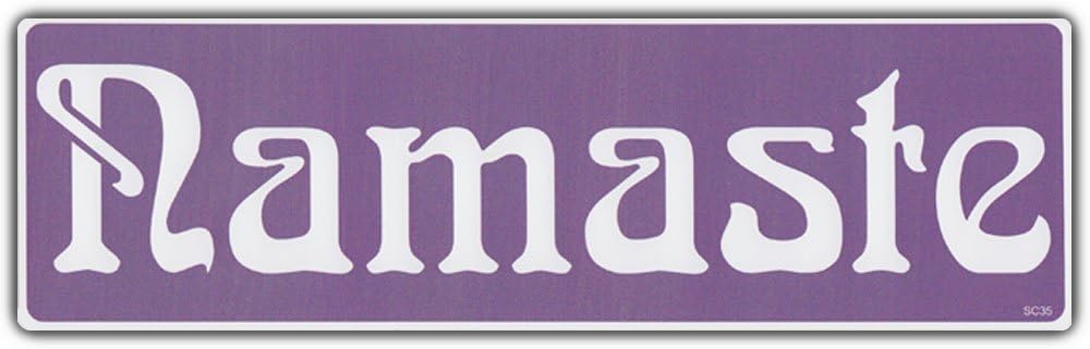 Amazon.com: Bumper Sticker: NAMASTE Sanskrit Greetings India Nepal Yoga ...