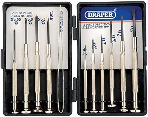 Draper 14059 11-Piece Precision Screwdriver Set : Amazon.co.uk: DIY & Tools
