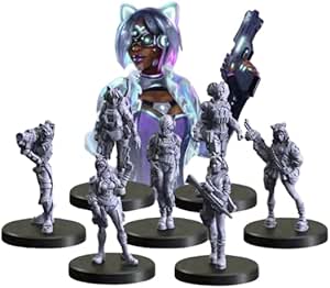 Amazon.com: Monster Fight Club Cyberpunk Red Combat Zone Miniatures ...