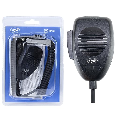 PNI CDS04 microphone 4-pin condenser type for CB Radio,Black – BigaMart