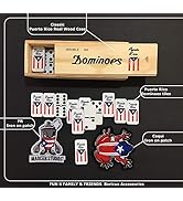 Amazon.com: Puerto Rico Gifts Premium Dominoes Set Family and Friends ...