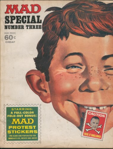 Mad Magazine Special Number Three with Protest Stamps, Don Martin and ...