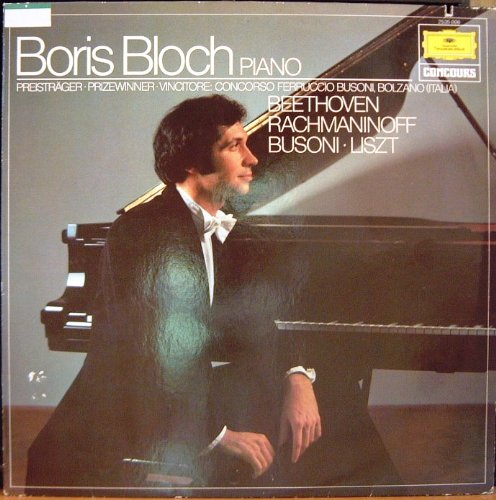 Amazon.com: BORIS BLOCH BEETHOVEN RACHMANONOFF BUSONI LISZT: CDs & Vinyl