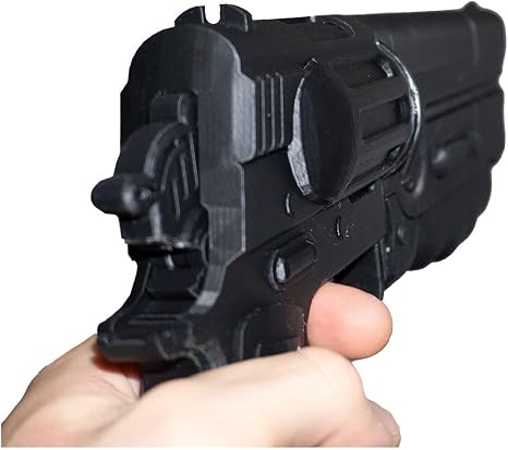 Amazon.com: 10mm Tactical Sidearm Replica – Compact Sci-Fi Pistol Prop ...