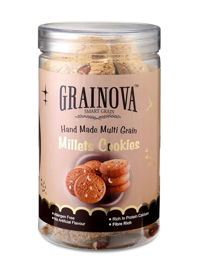 Grainova Multi Millet Cookies | 100% Ancient Grains | Millet Cookies ...