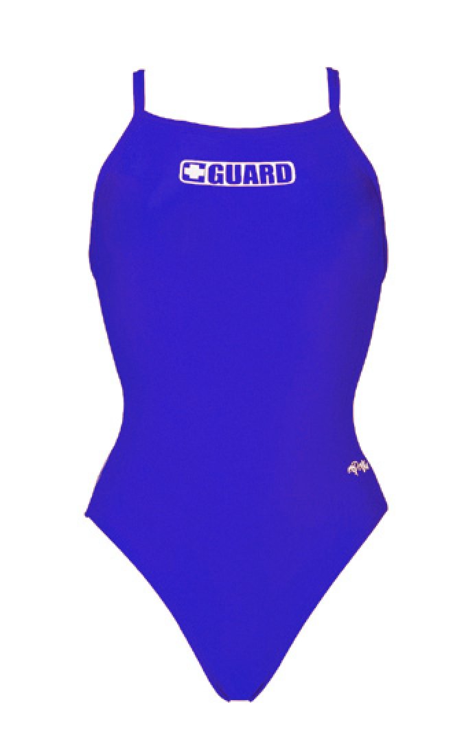 DOLFIN Lifeguard Swimsuits - Guard Logo V-2 Back - Sandyswim