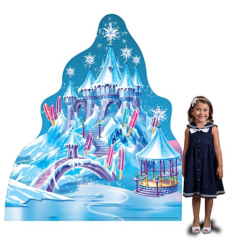 Buy 5 ft. 5 in. Candy Land Ice Castle Standee Standup Photo Booth Prop ...