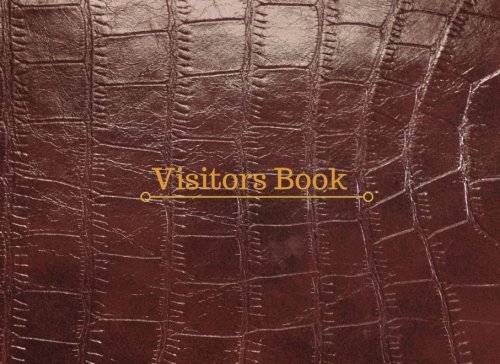 Buy Visitors Book: Brown At A Glance Visitor Log Book / Visitor ...