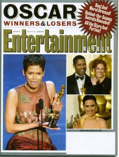 Entertainment Weekly April 5, 2002 Halle Berry, Academy Awards/Oscar ...