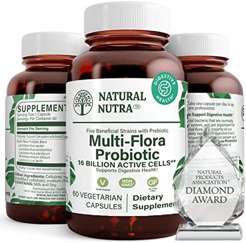Amazon.com: Natural Nutra Ultimate Flora Probiotic para mujeres y ...