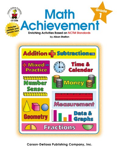 Amazon.com: Math Achievement, Grade 1: 9780887246371: Shelton, Alison ...