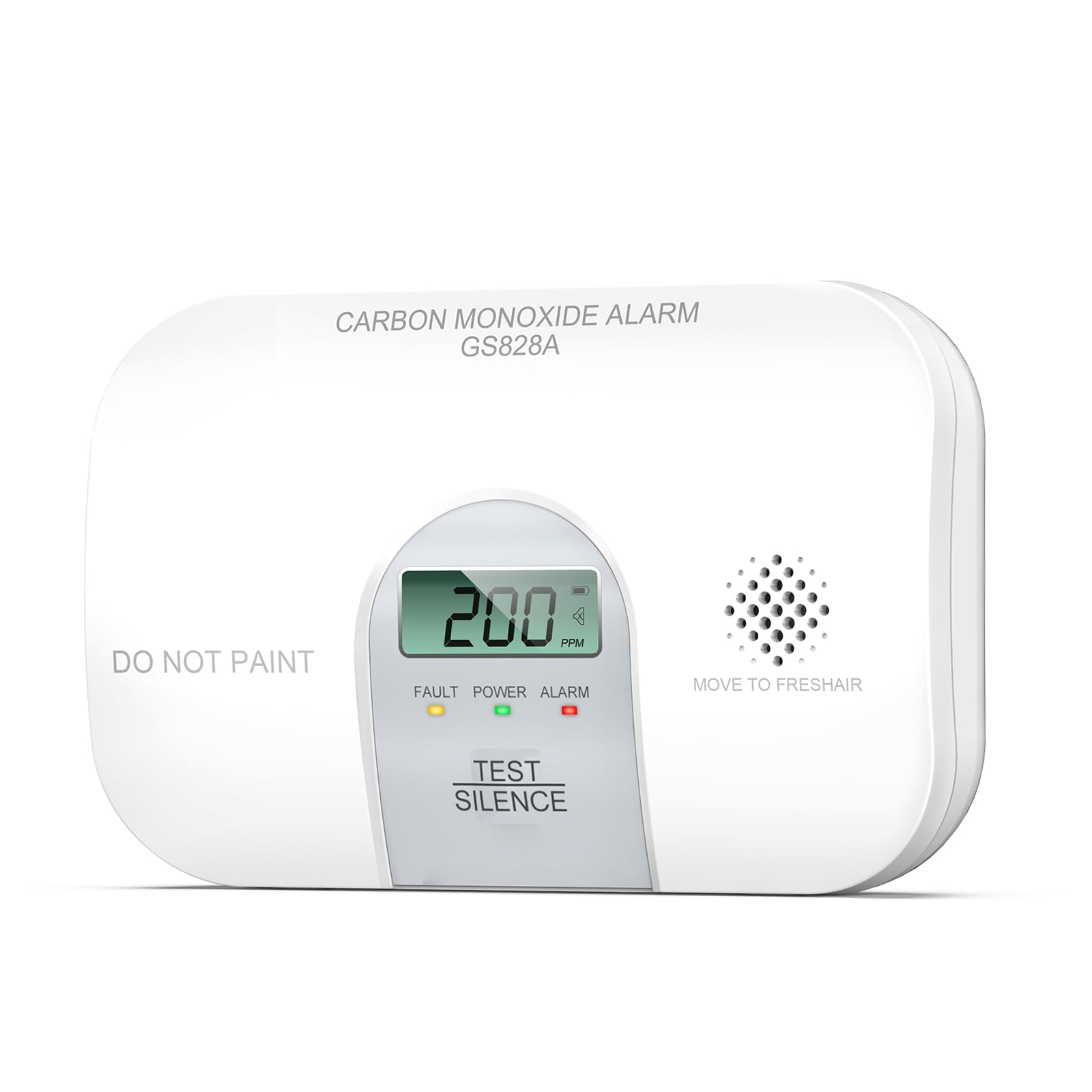 Siterwell Carbon Monoxide Detectors, 10 Year Product Life CO Detector with LCD Digital Display ...