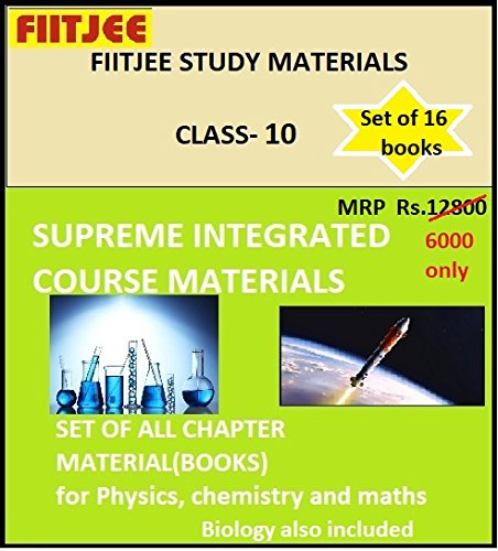 IITJEE STUDY MATERIAL (pCMB) CLASS 10 BY FIITJEE : Amazon.in: Books