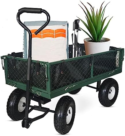 Komodo GARDEN TROLLEY with Sack Liner All-Terrain Gardening Cart (Large ...