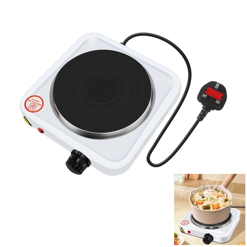 1000W Single Hot Plate Portable Hot Plate 5 Power Levels Mobile ...