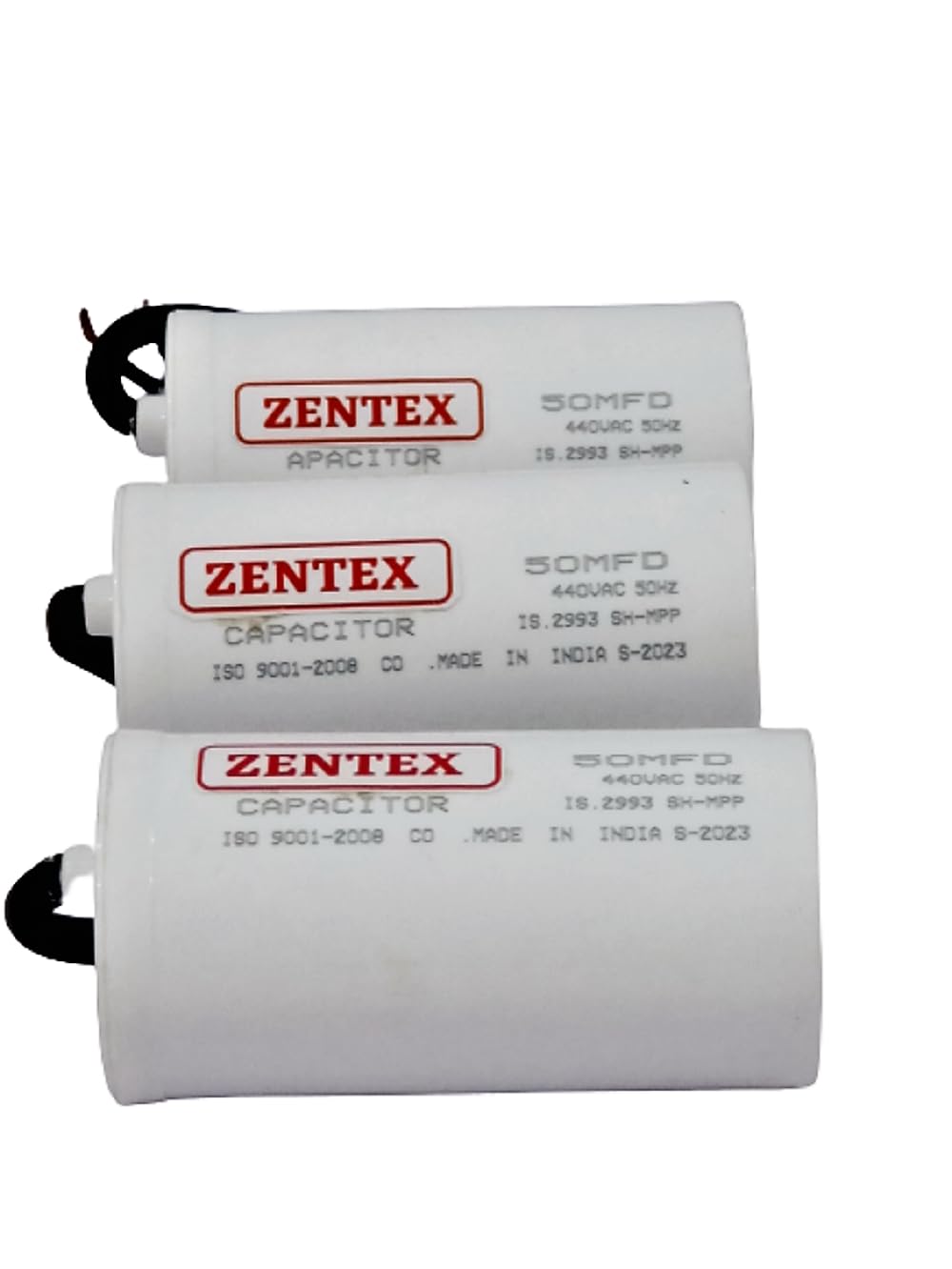 50 Mfd ZENTEX CAPACITOR PACK OF 3 : Amazon.in: Industrial & Scientific