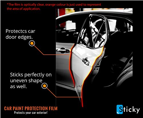 Sticky Invisible Car Paint Protection Film - Door Edge Protection Kit ...