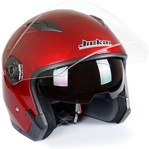 Crash Helmets for Motorbikes Open Face Motorcycle Helmet Cruiser ...