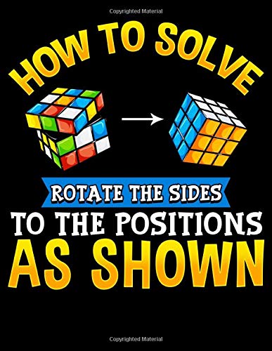 Buy How To Solve Rotate The Sides To The Positions As Shown: How To ...