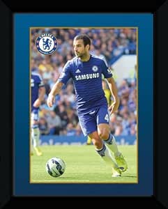 Amazon.com: Gb Posters Chelsea Fabregas Framed Collector Print 14/15 ...