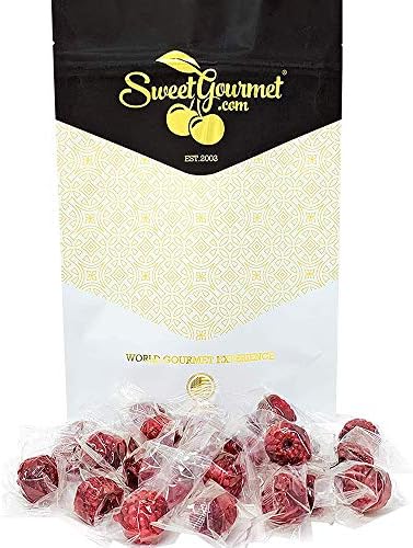 Amazon.com : SweetGourmet Wrapped Filled Raspberries Hard Candy | 1 ...