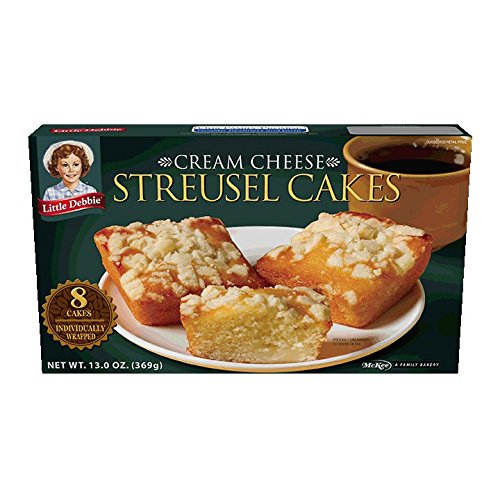 Amazon.com : Little Debbie Cream Cheese Streusel Cakes, 8 count, 13 oz ...