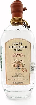Tequila The Lost Explorer | Blanco | Premium | 100% de Agave | 750 ml | Hecho en México : Amazon ...