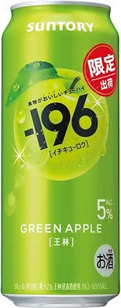 Amazon.co.jp: -196 Olin 16.9 fl oz (500 ml) 24 Bottles (Suntory Shūhai ...