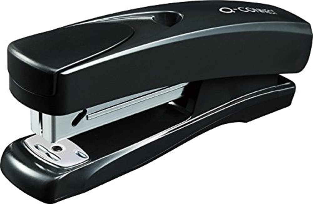 Q-Connect Half Strip Plastic Stapler, Black : Amazon.co.uk: Stationery ...