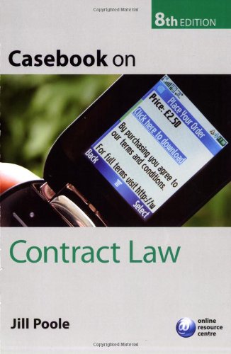 Casebook on Contract Law: Poole, Jill: 9780199290291: Amazon.com: Books