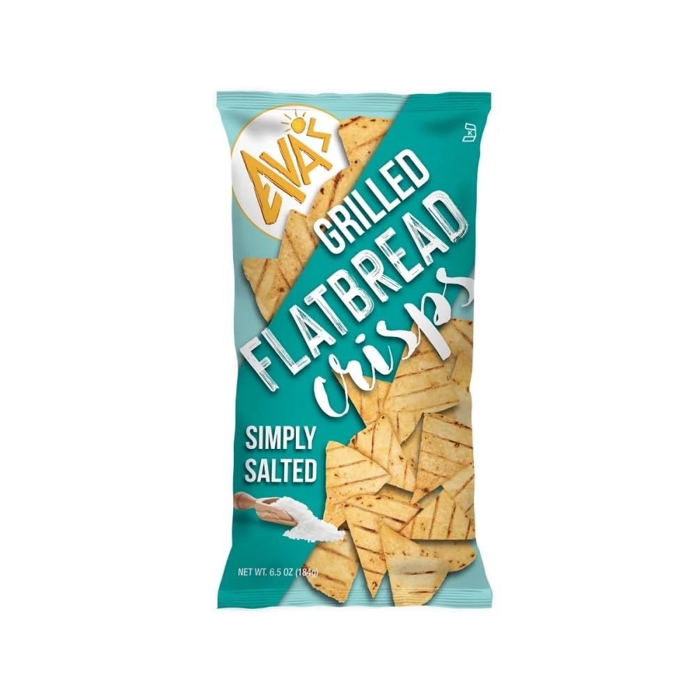 Amazon.com: Ava's Simply Salted Flatbread Crisps, 6.5 oz, 12 Pack
