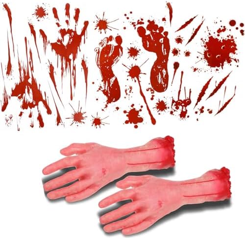 Amazon.com: Honoson 22 Pcs Halloween Car Accessories - 20 Sheet Blood ...