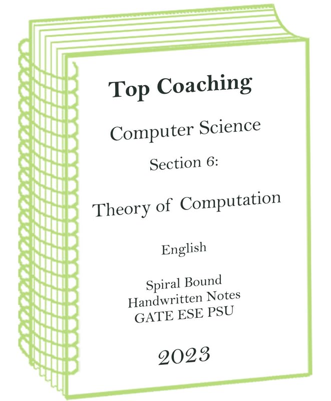 Buy The Ultimate Turing Guide: ESE & GATE 2023-24 Handwritten Notes on ...