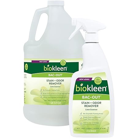 Amazon.com: Biokleen Bac-Out Stain Remover for Clothes & Carpet - 32 ...