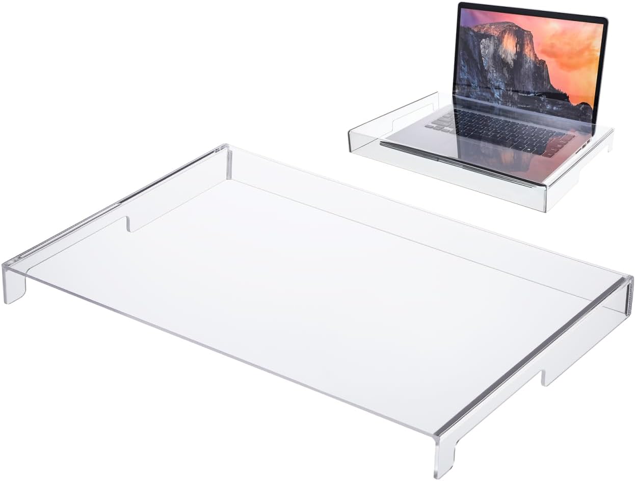 Amazon.com: Clear Acrylic Keyboard Cover Protector Anti-Cat,2 in 1 ...