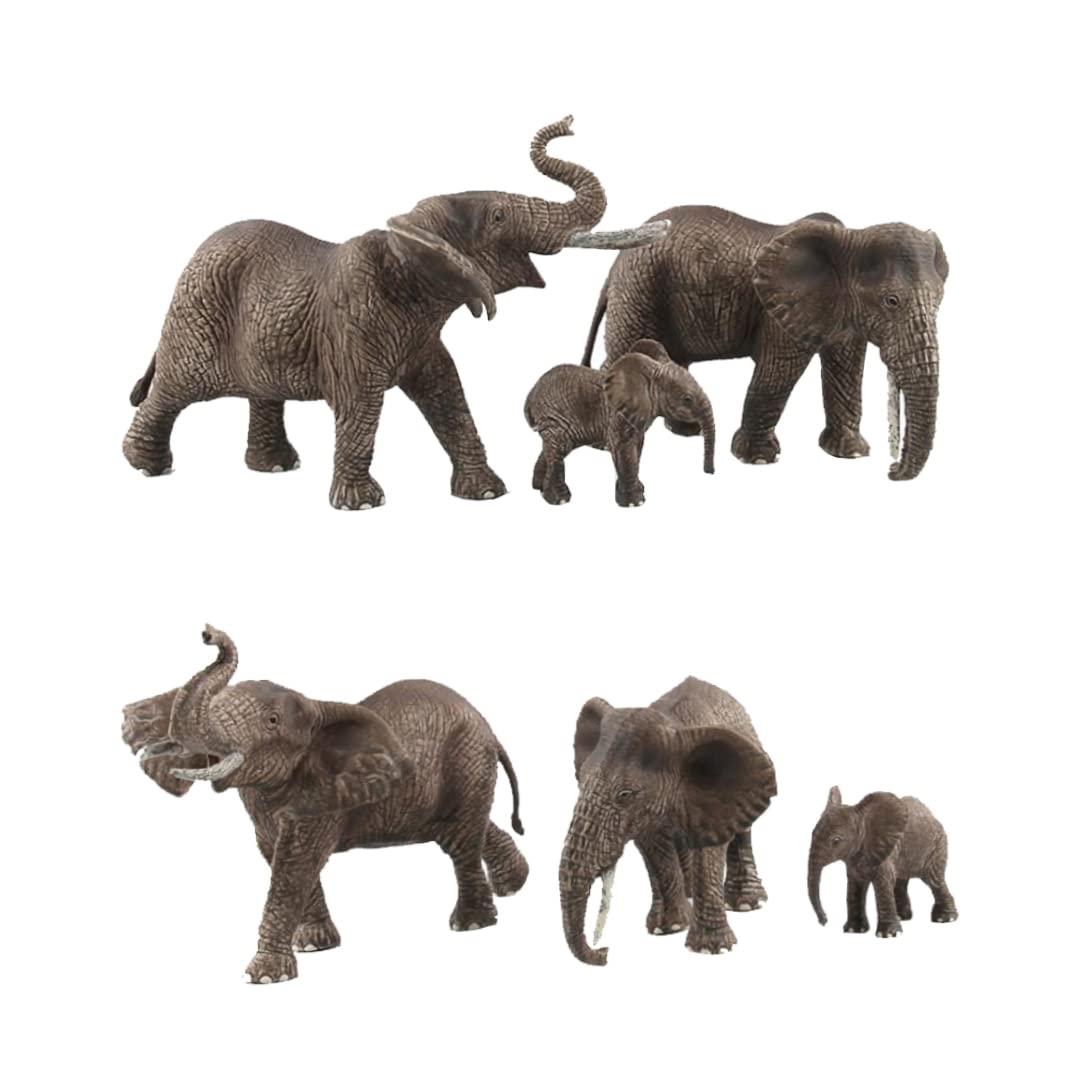 Animals Models Toys Realistic Animal Figure Plastic Elephant Toy ...