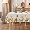 Amazon.com: JILASIR Easter Tablecloth 60x102 Inch, Bunny Egg Carrot ...