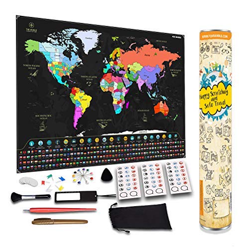 Fox Ramble Scratch off World Map - Enjoy, Track and Share Your ...