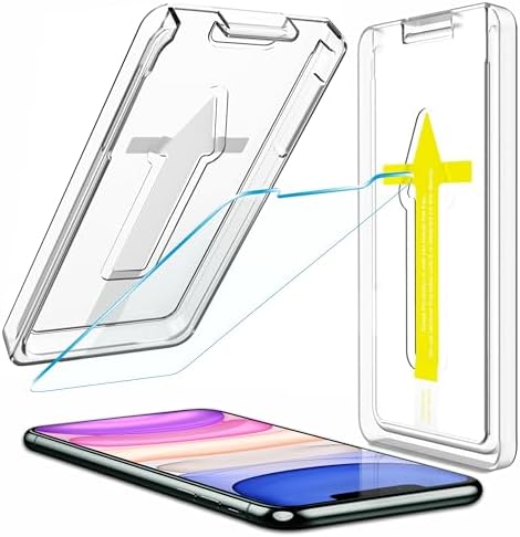Affix Easy Fix Tempered Glass Screen Guard for iPhone 11 and for iPhone ...